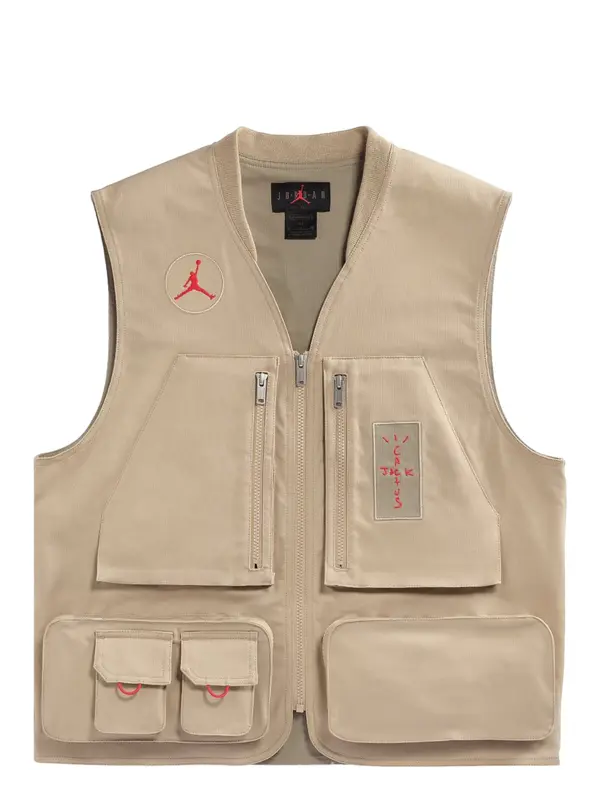CACTUS JACK BY TRAVIS SCOTT X Jordan Utility Vest - Tan