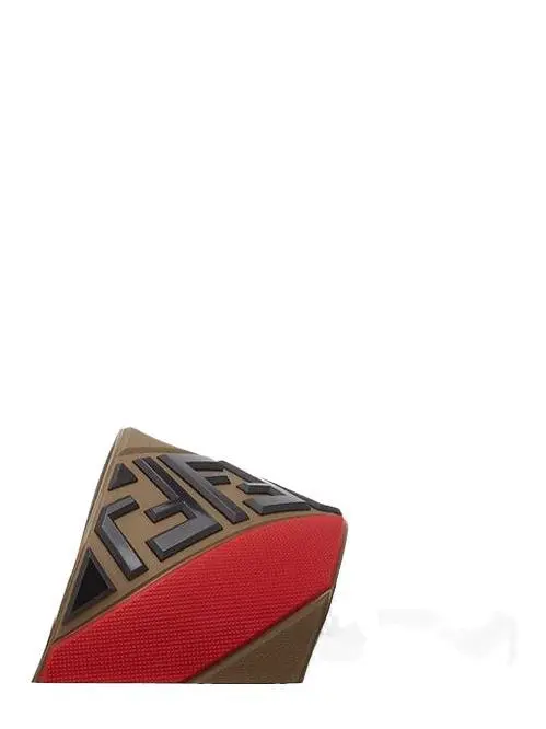 Fendi Rubber Fussbetts Slides - Multicolor