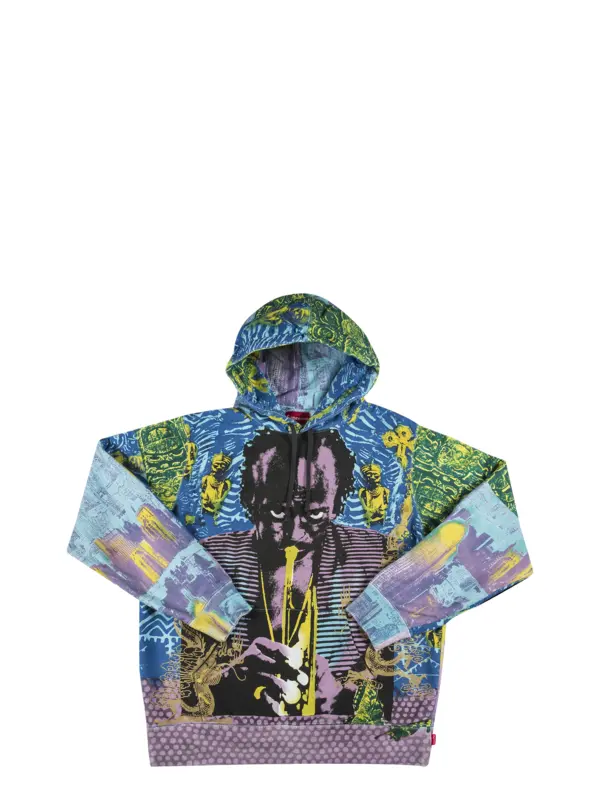 Supreme Miles Davis Hooded Sweatshirt - Blue