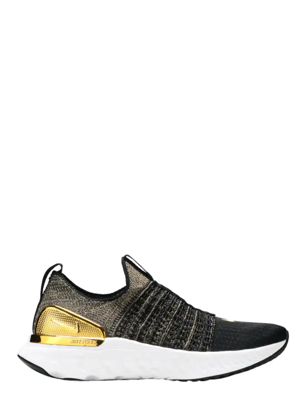 Nike React Phantom Run Flyknit 2 Premium Sneakers - Black