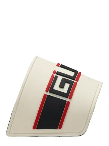 Gucci Stripe Rubber Slides - Black