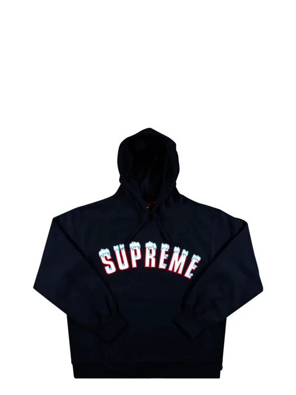 Supreme Icy Arc Hooded Sweatshirt - Blue