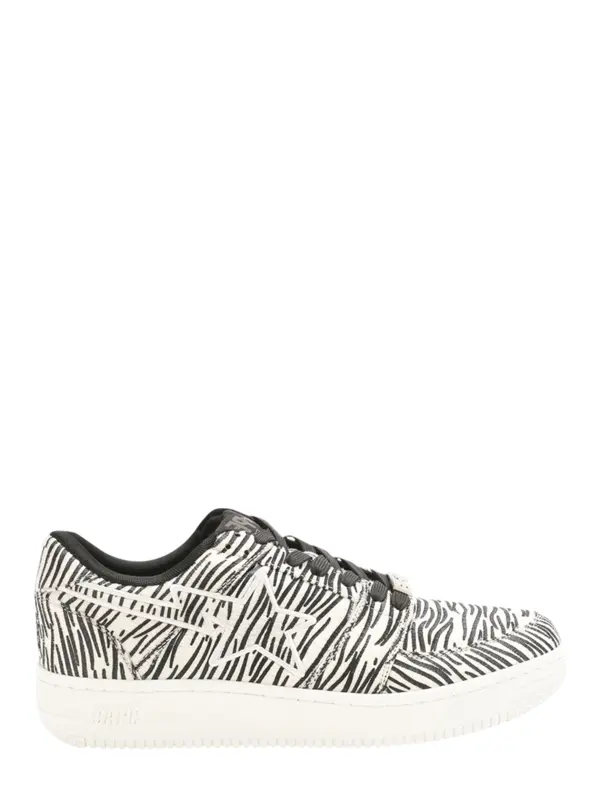 BAPE Bapesta Low M2 '20th Anniversary Pack Zebra - White