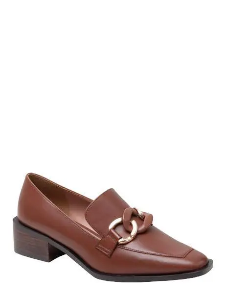 Linea Paolo Chrystie Chain Loafer - Cognac