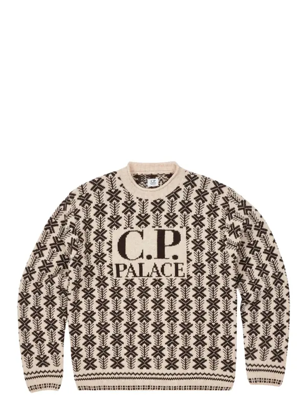 PALACE X C.p. Company Lambswool Knit - Tan