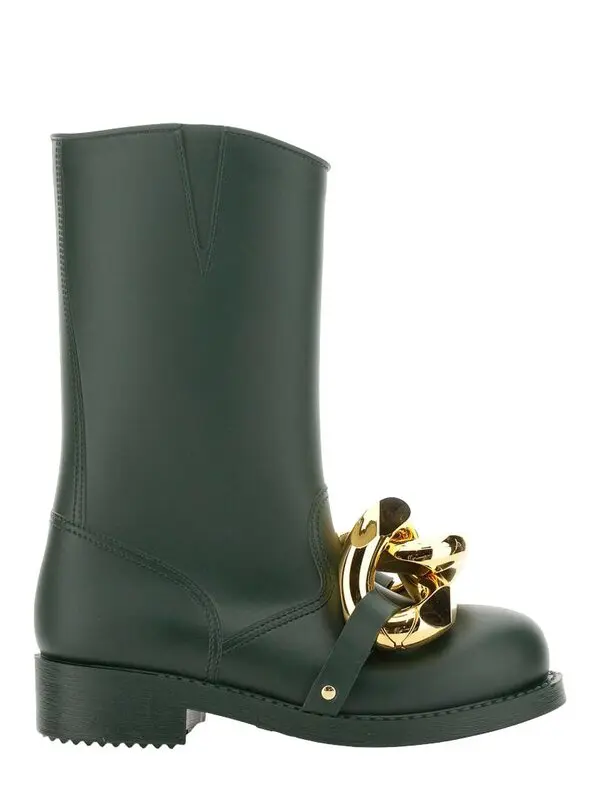 JW Anderson High Boot Chain - Green