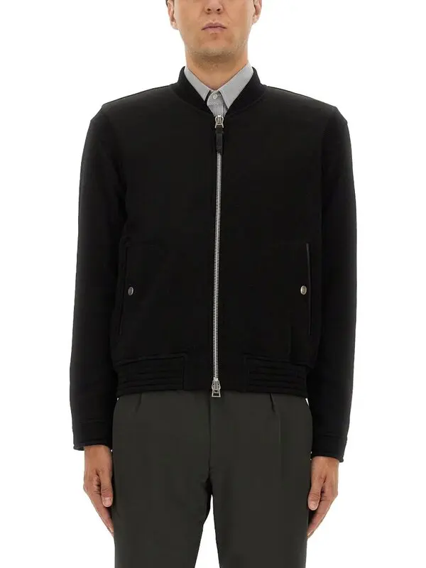 TOM FORD Zip Sweatshirt - Black