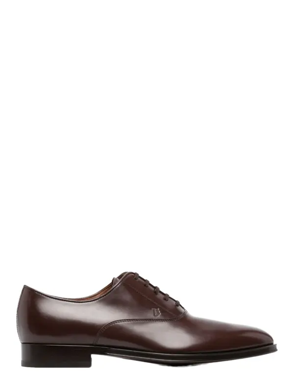 TOD'S Leather Oxford Shoes - Brown