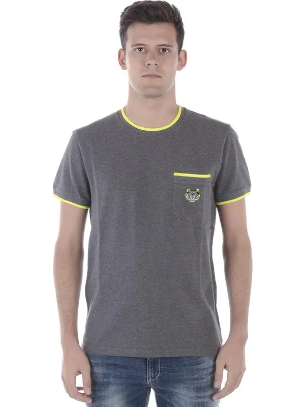 Kenzo Tiger Pocket T-shirt - Grey