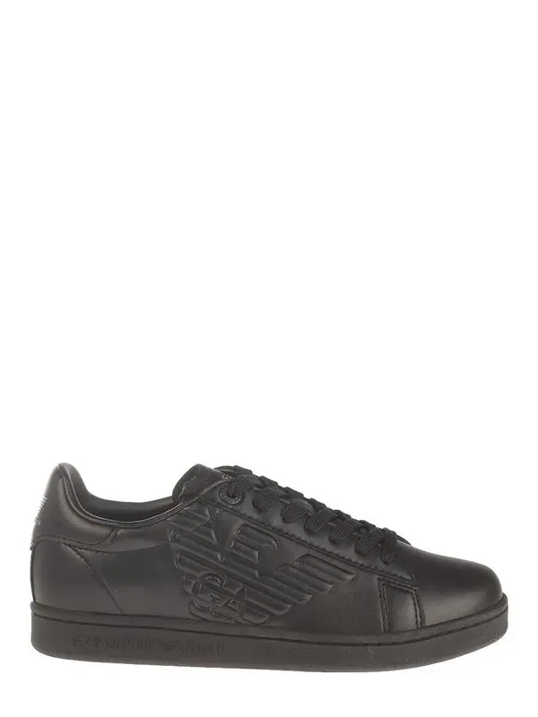 Emporio Armani Lace Up Sneakers - Black