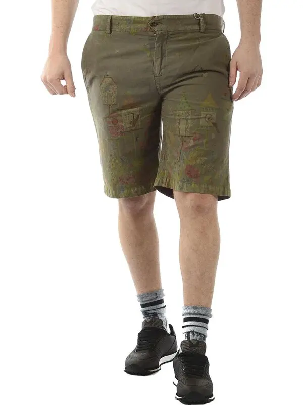 DANIELE ALESSANDRINI Bermuda Shorts - Green