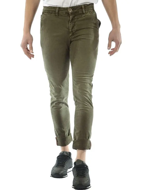 I'M C COUTURE Tapered Trousers - Green