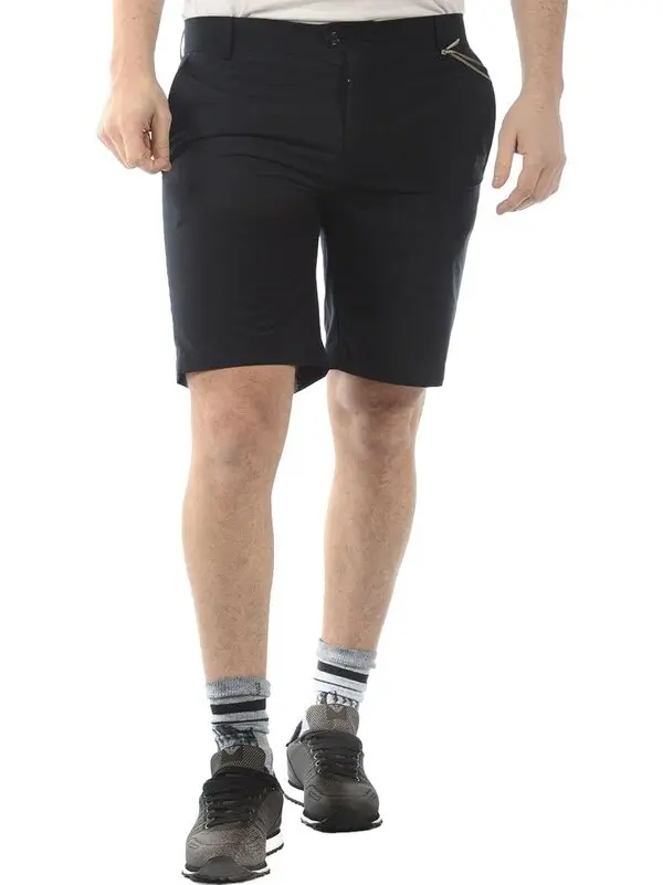 DANIELE ALESSANDRINI Bermuda Short Salare Button - Blue