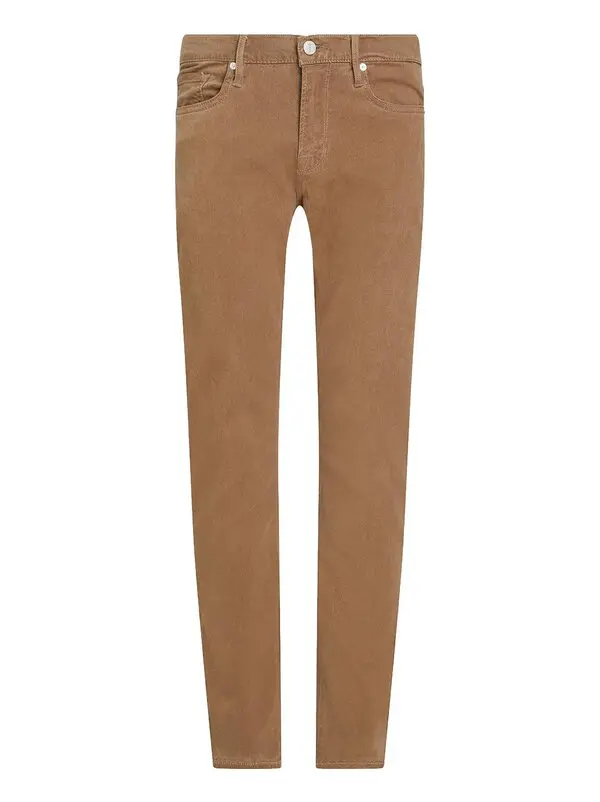 FRAME L'homme Slim-fit Denim Jeans - Light Brown