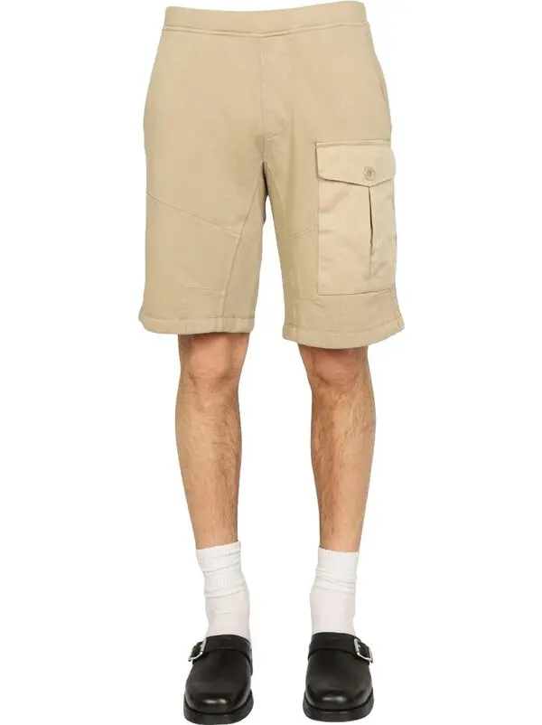 TEN C Sweatshirt Bermuda - Beige