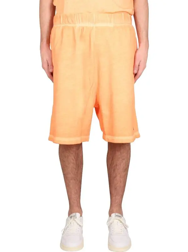 MARCELO BURLON C.OF MILAN HOME Logo Bermuda - Orange