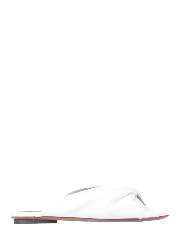 L' AUTRE CHOSE Low Heel Sandals - White
