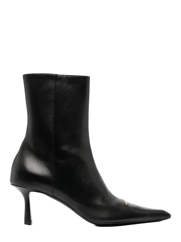 Alexander Wang Viola 65 Zip Booties - Black