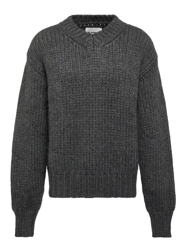 JIL SANDER Wool And Alpaca Sweater - Grey