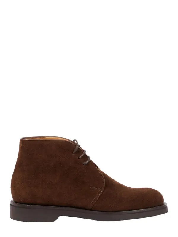 John Lobb Dixter Suede Desert Boots - Brown