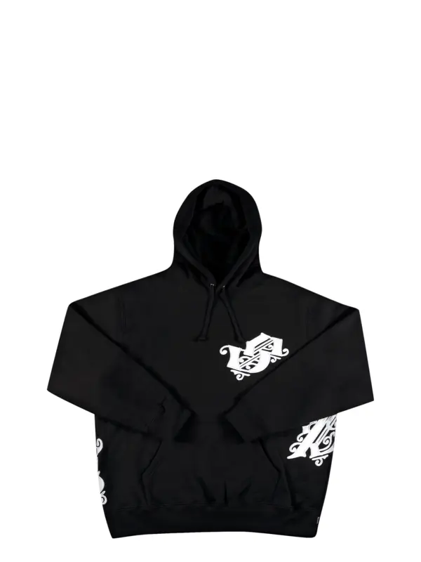 Supreme Old English Wrap Hooded Sweatshirt - Black