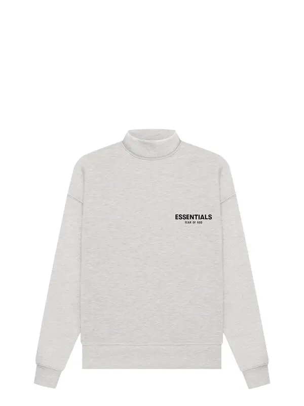 Fear Of God Mockneck 'light Oatmeal - Grey