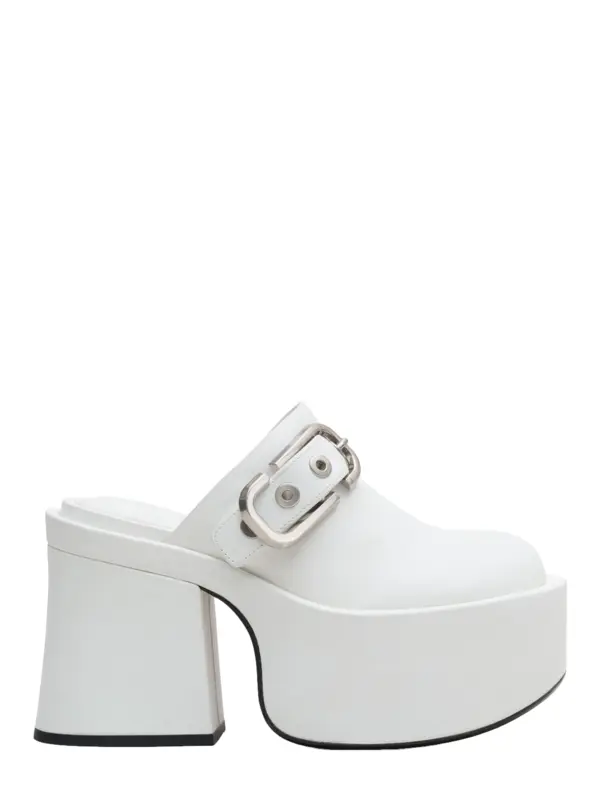 Marc Jacobs J Marc Leather Clogs - White