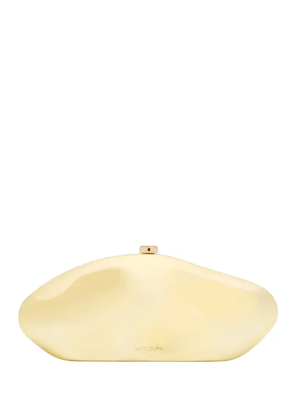 Cult Gaia The Caldera Clutch - Shiny Gold