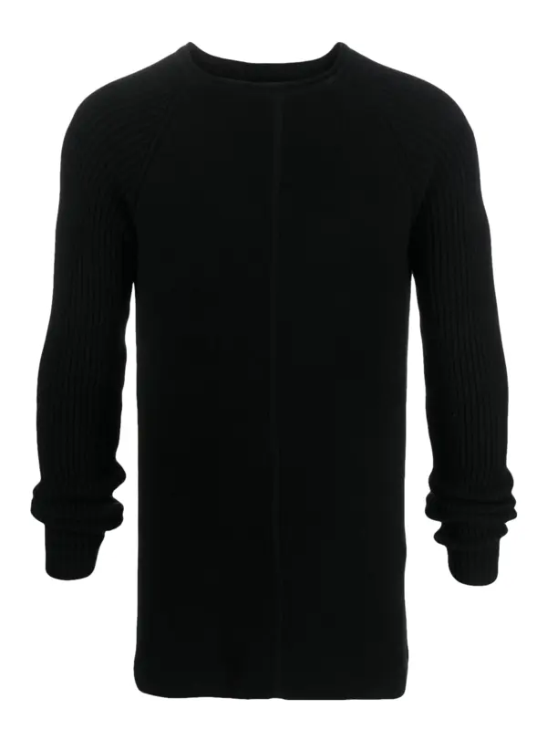 Rick Owens Luxor Runway Knitted Jumper - Black