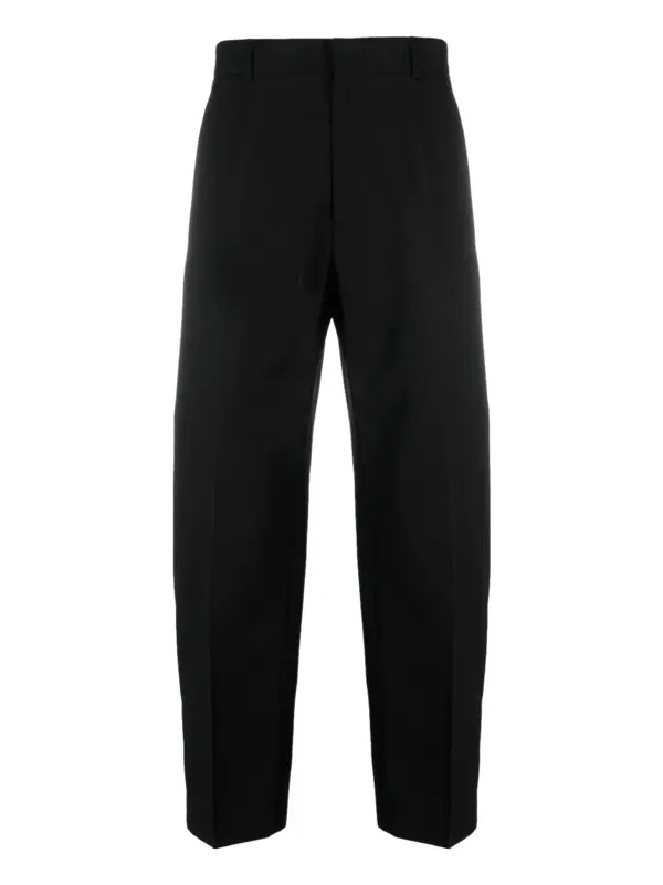 JIL SANDER Tapered-leg Tailored Trousers - Black