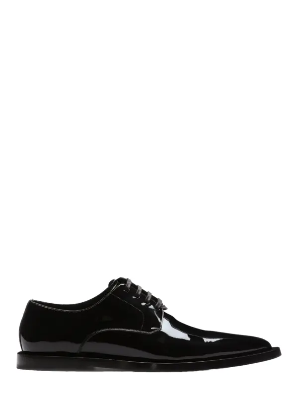 Dolce & Gabbana Leather Derby Shoes - Black