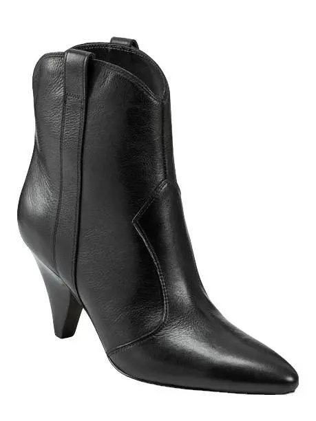 Marc Fisher Carissa Western Bootie - Black