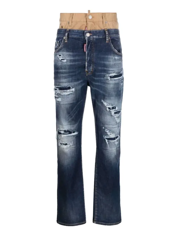 Dsquared2 Twin Pack Layered Jeans - Blue