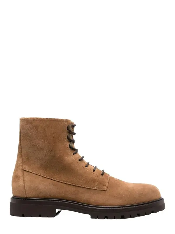Brunello Cucinelli Ankle-length Suede Boots - Brown