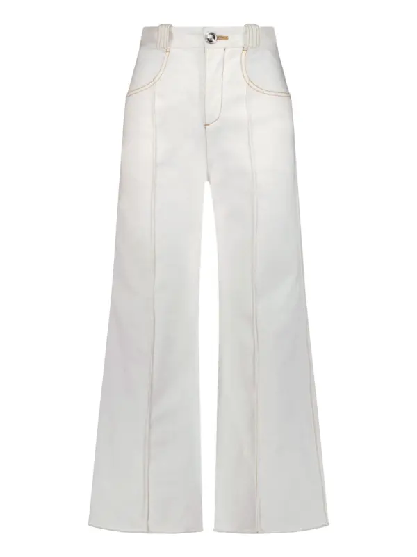 Giambattista Valli Wide-leg Jeans - White