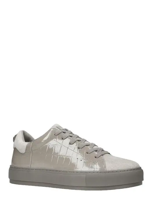 Kurt Geiger Laney Croc Embossed Sneakers - Grey