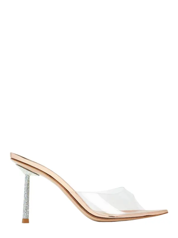 LE SILLA Bella 120mm Crystal-embellished Sandals - Neutrals