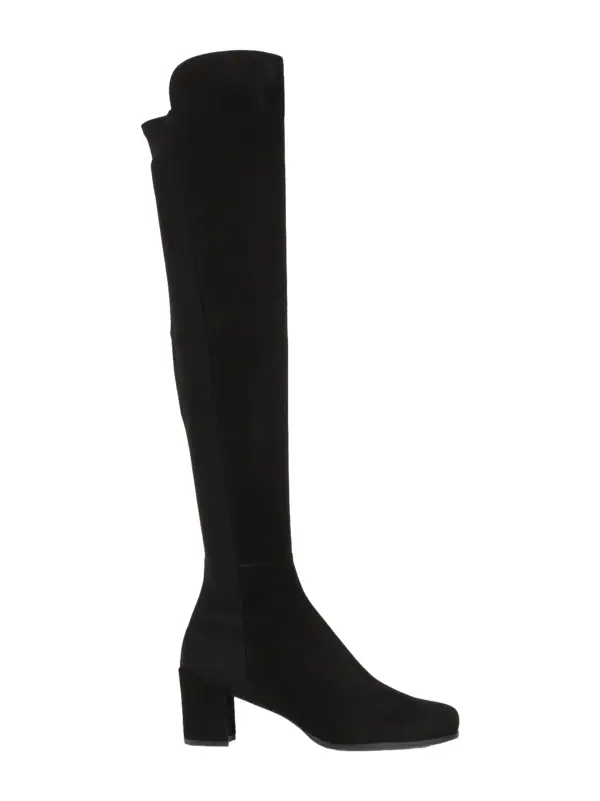 STUART WEITZMAN Microstretch Suede Over-the-knee Boots - Black