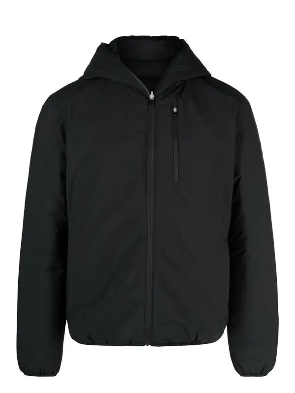 SAVE THE DUCK Logo-patch Quilted Jacket - Black