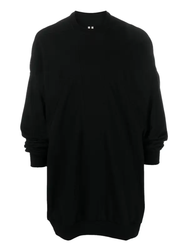 Rick Owens Splintered Peter Organic Cotton Jumper - Black