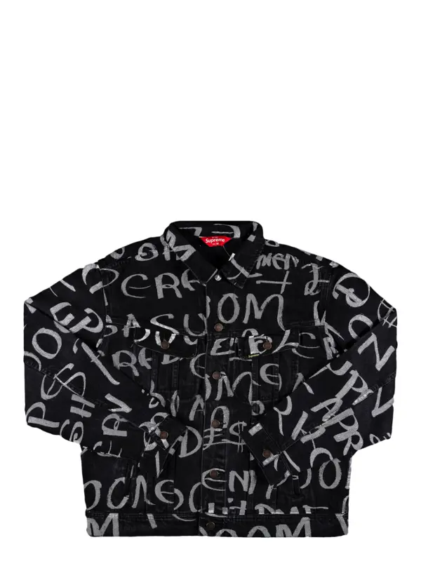 Supreme Ark Denim Trucker Jacket - Black