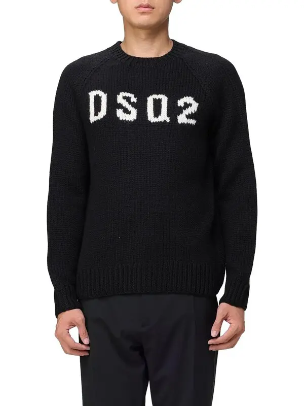 Dsquared2 Wool Sweater - Black