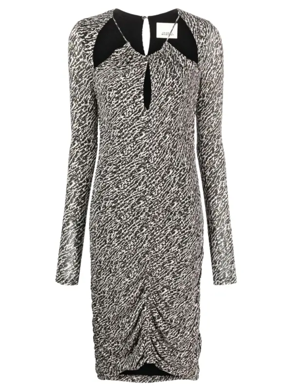 Isabel Marant Logane Midi Dress - Black