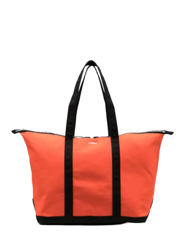 A.p.c. X Jw Anderson Logo-print Tote Bag - Orange