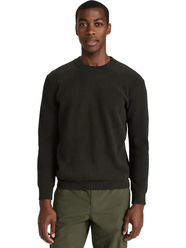 Nn07 Danny Lightweight Sweater - Dark Army