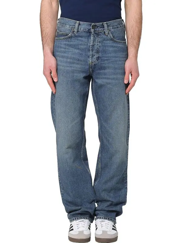 Carhartt Work In Progress Straight Leg Jeans - Blue