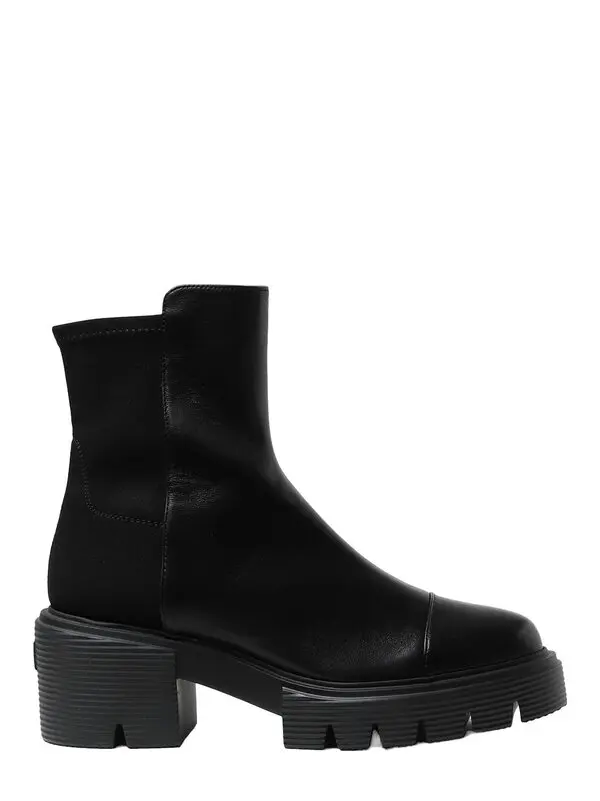 STUART WEITZMAN Nappa Ankle Boots - Black