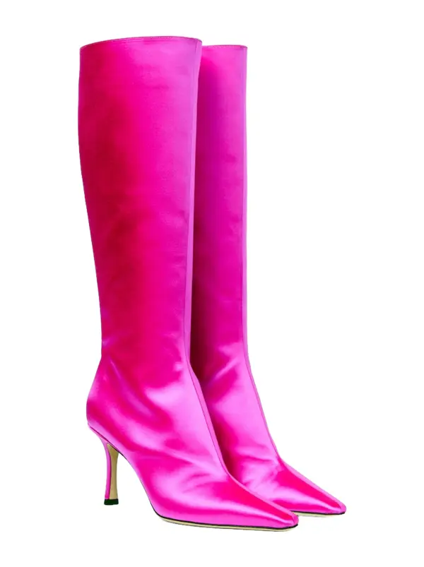 JIMMY CHOO Agathe 85 Knee-high Boots - Pink