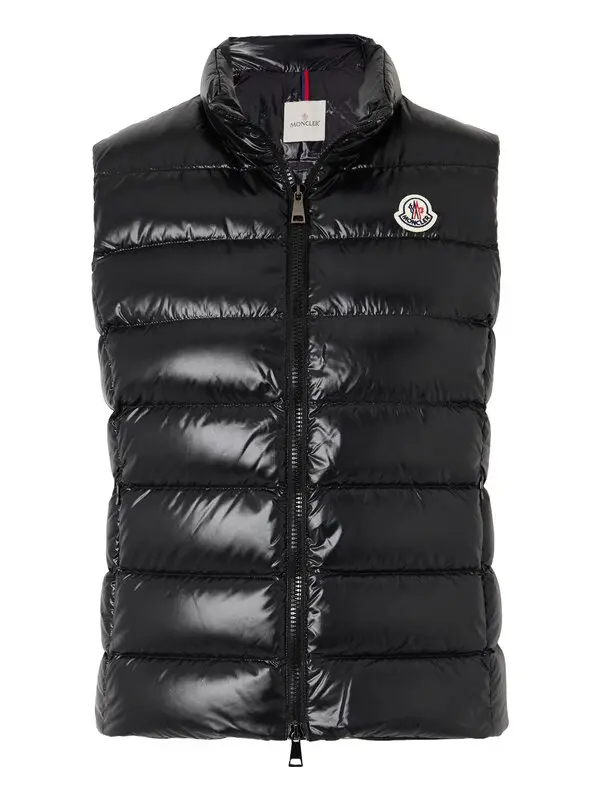 Moncler Ghany Quilted Down Vest - Black