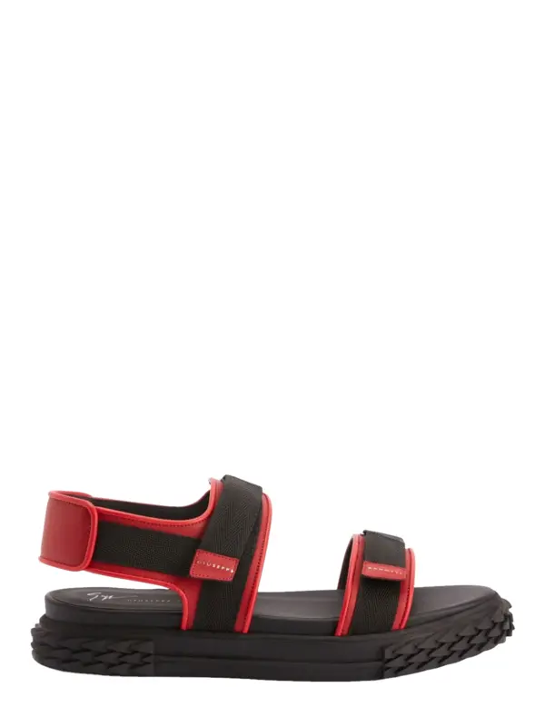 GIUSEPPE ZANOTTI Frankie Double-strap Sandals - Red